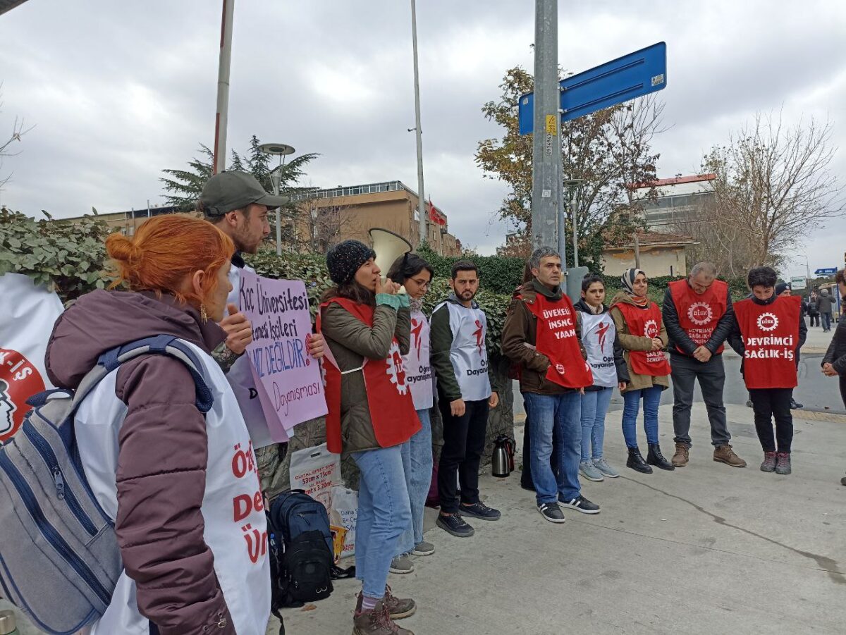 Koç Üniversitesi Hastanesi direnişi üçüncü günde: “Koç Holding’in bütün ...
